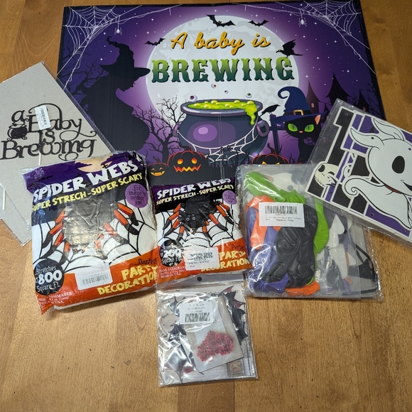 Holiday | Halloween Baby Is Brewing Party Decoration Set | Poshmark